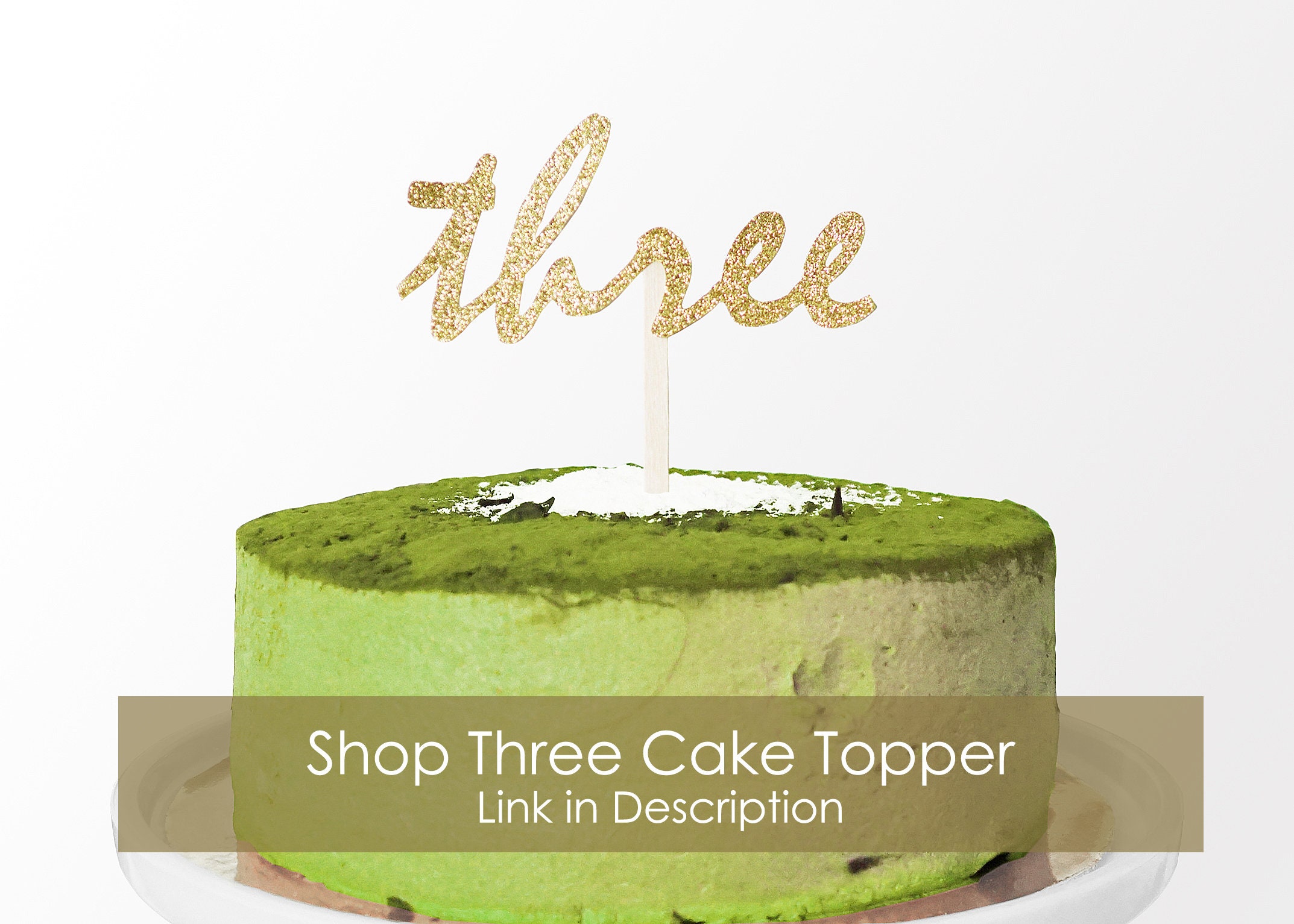 Number 3 Cake Topper Gold 3 Cake Topper 3rd Birthday Cake | Etsy Canada