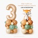 Woodland Fox Balloon Column - Woodland Animal Birthday Party Balloon ...