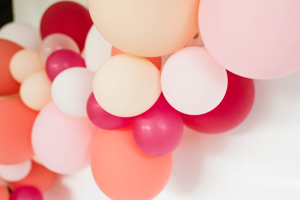 Blush Balloon Garland Balloon Arch DIY Balloon Garland | Etsy