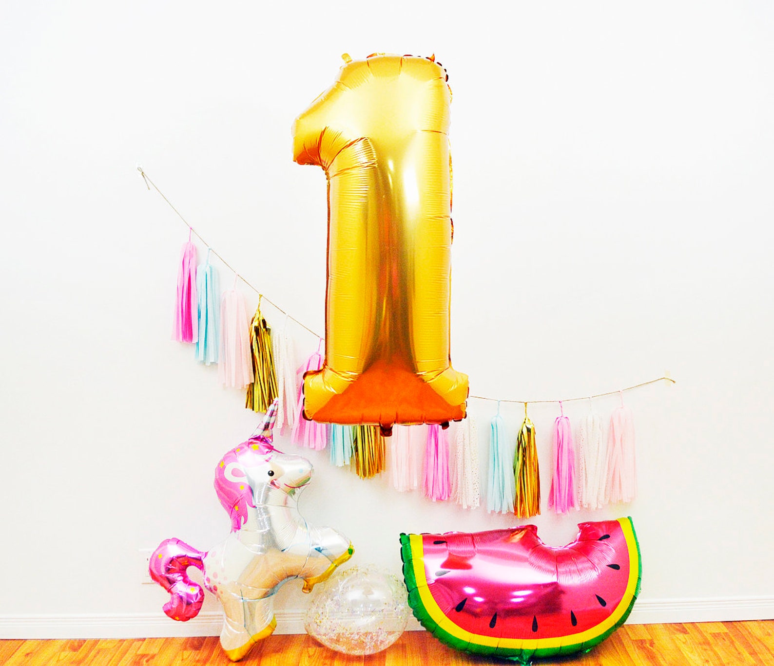 Strawberry Picnic High Chair Garland, High Chair Banner-watermelon ...