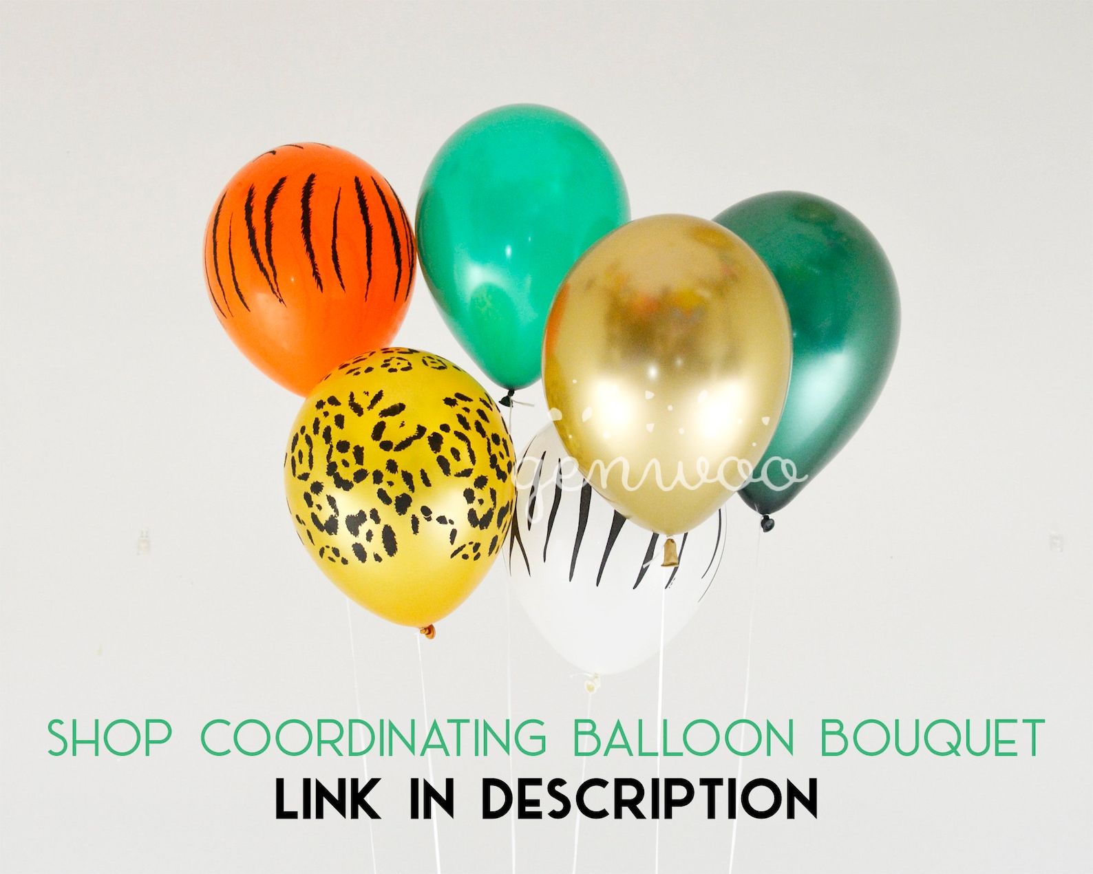 Jumbo Tiger Foil Balloon 30 Animal Party Decoration - Etsy
