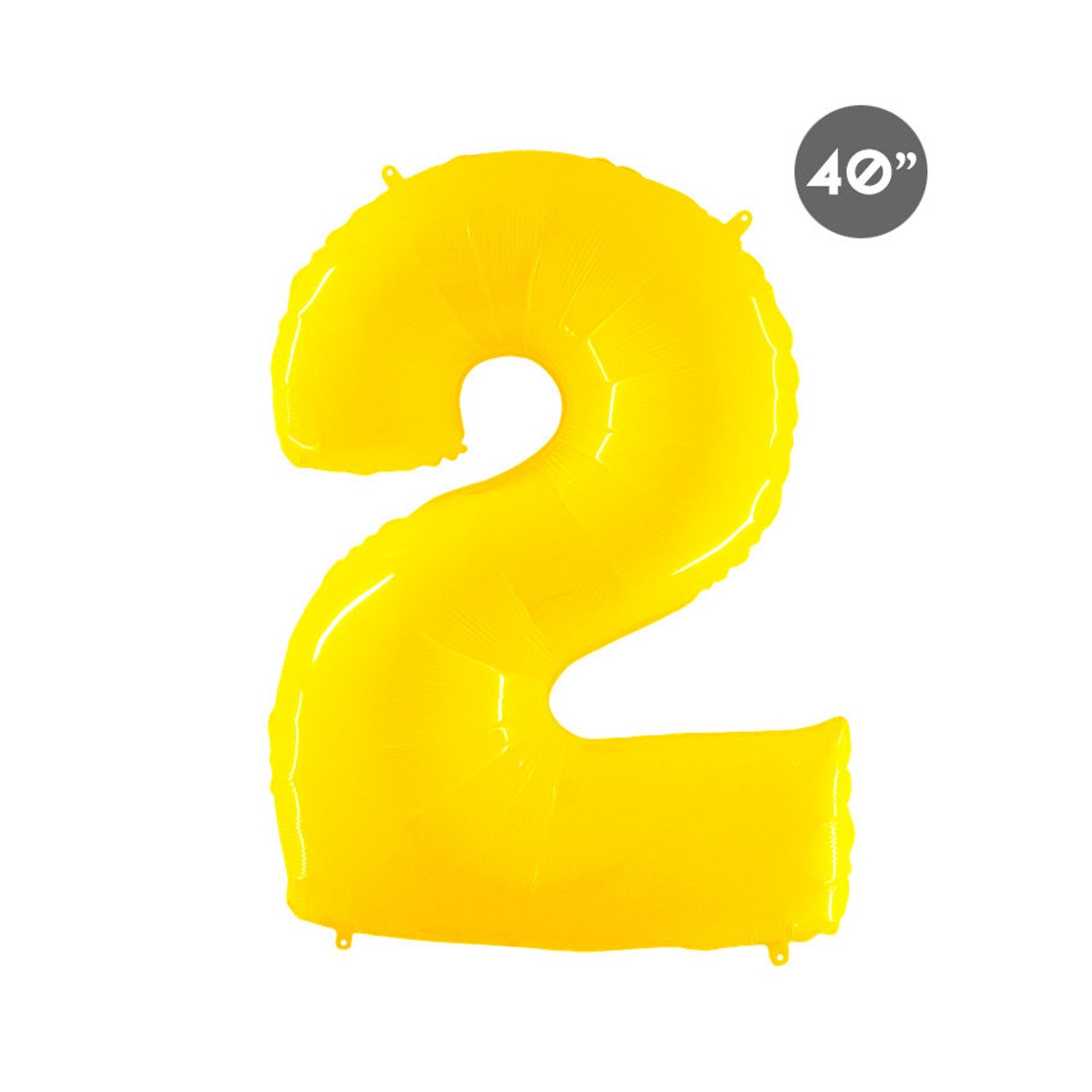 Jumbo Yellow Number 2 Balloon 40", Honey Bee Theme Second Birthday ...