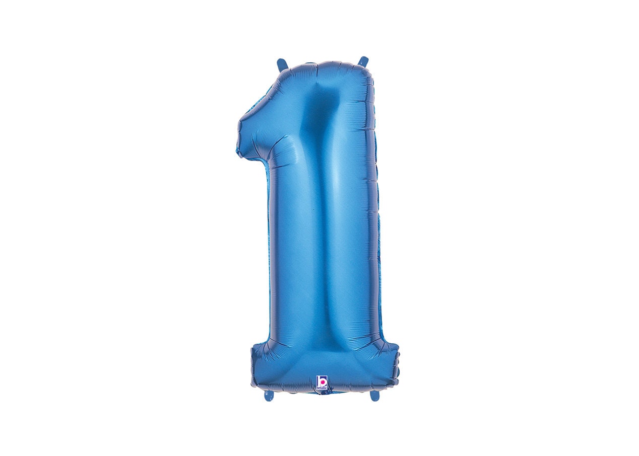 Jumbo Dark Blue Number 1 Balloon 40 Boy 1st Birthday | Etsy
