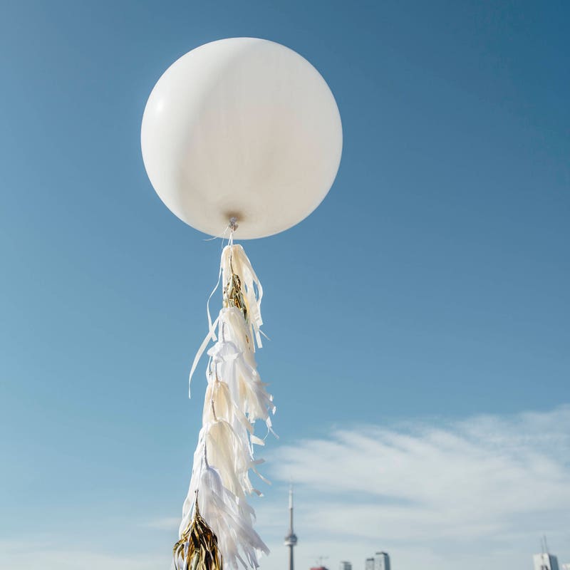 Large White Balloons - Etsy