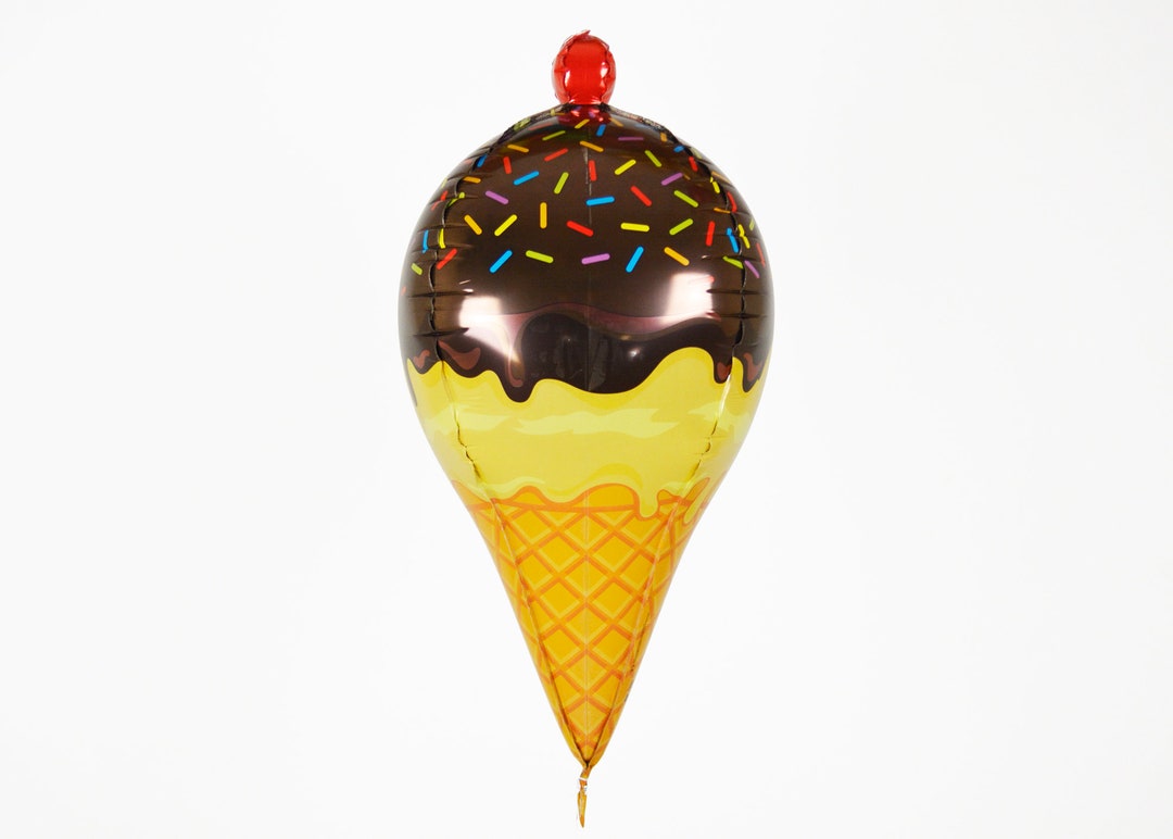 Ice Cream Balloon, Ice Cream Party-sundae Funday-sundae Bar-ice Cream ...