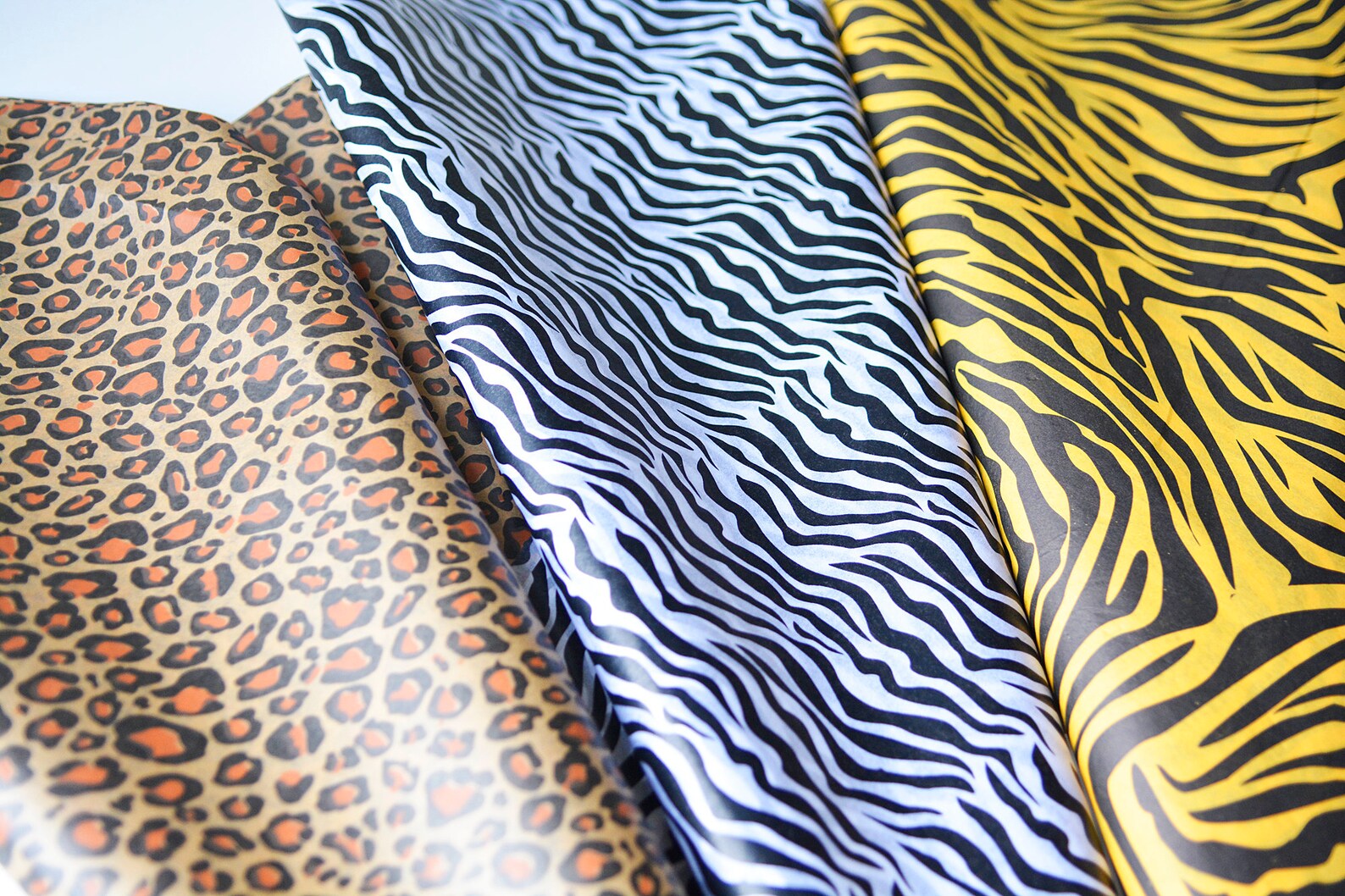 Animal Pattern Tissue Paper Set Kids Craft DIY Supplies - Etsy