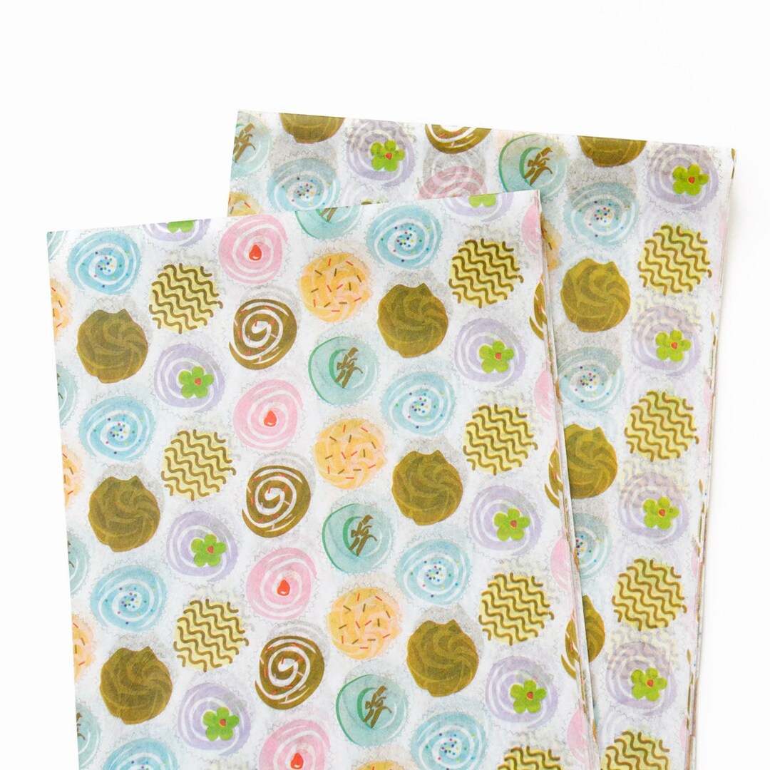Donuts Tissue Paper, Cute Bakery Tissue Paper, Christmas Gift Wrapping ...
