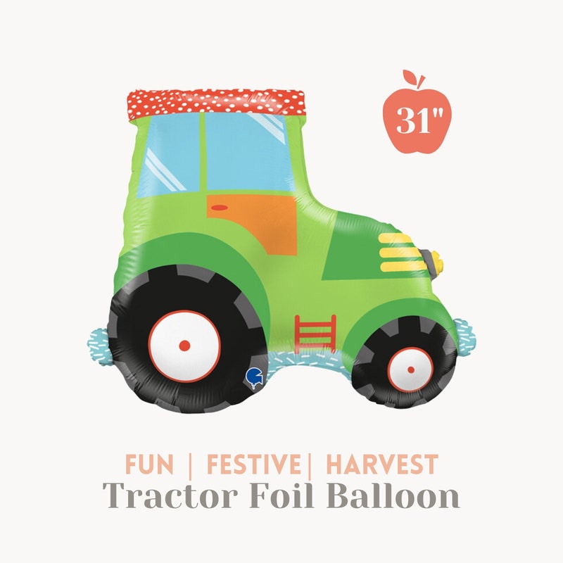 Autumn Tractor - Etsy