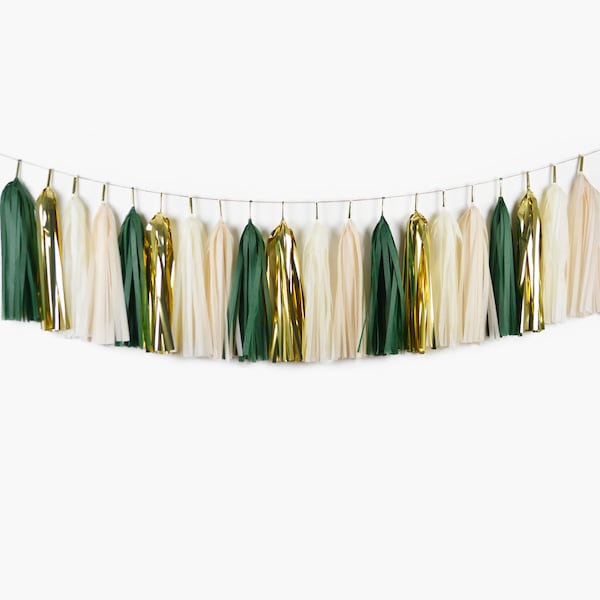 Green Garland - Etsy