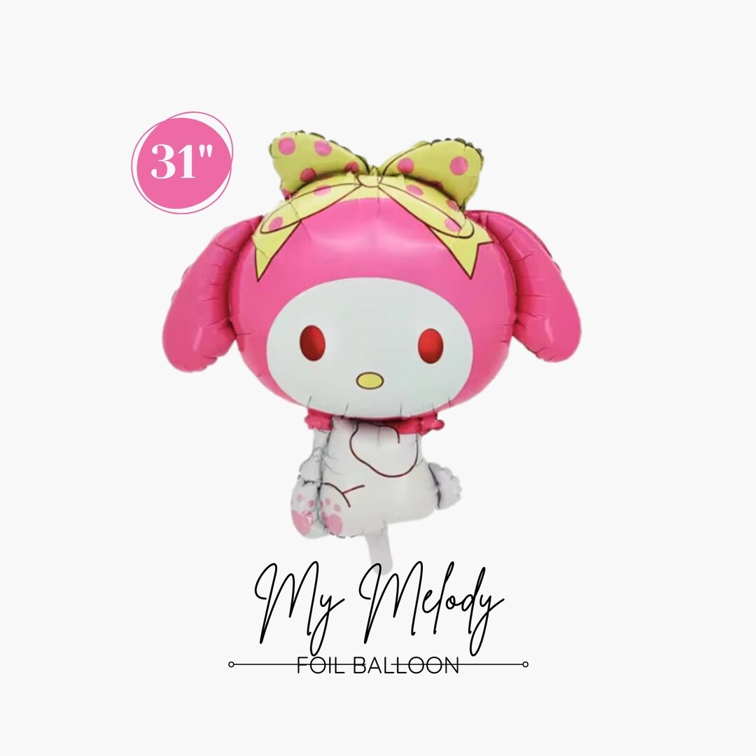 My Melody Foil Balloon 31 Japanese Kawaii Girl Birthday Party ...