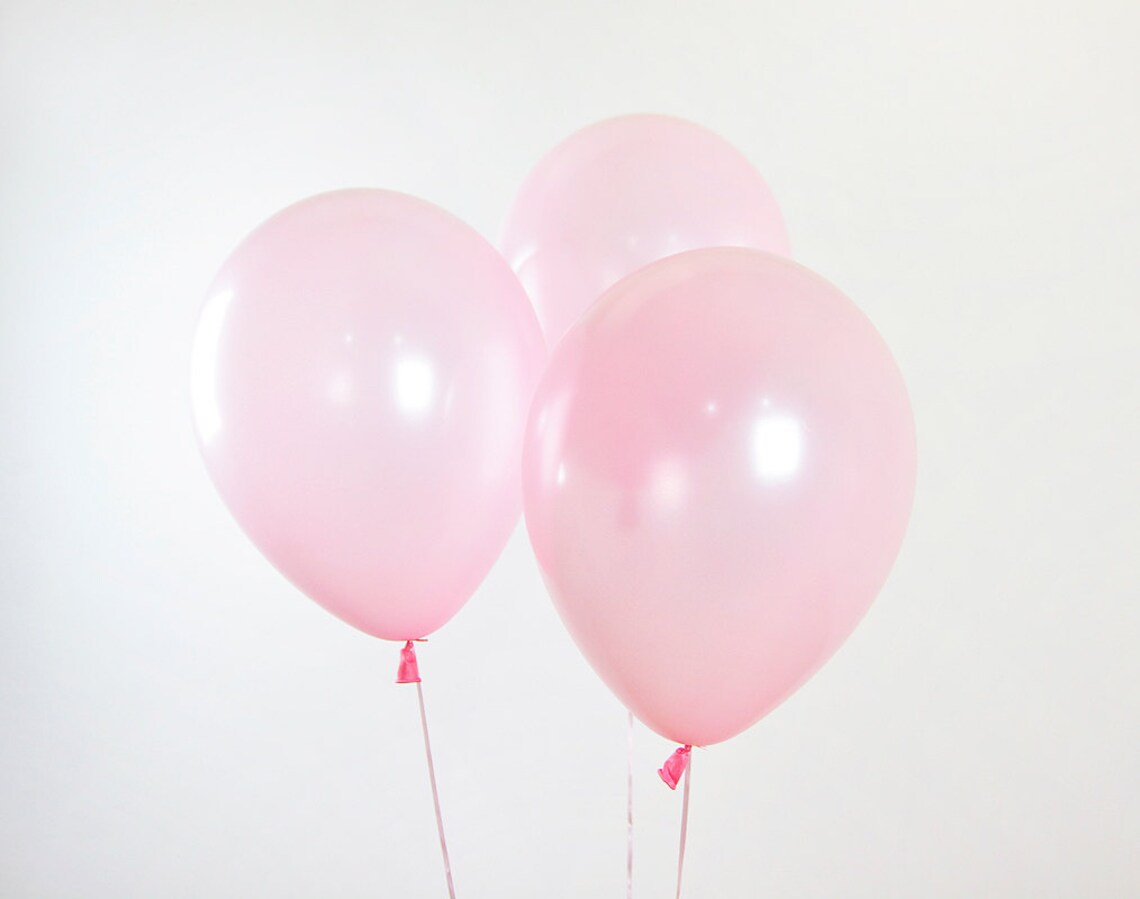 Pearl Light Pink Balloon 11 Pink Latex Balloon Bouquet - Etsy