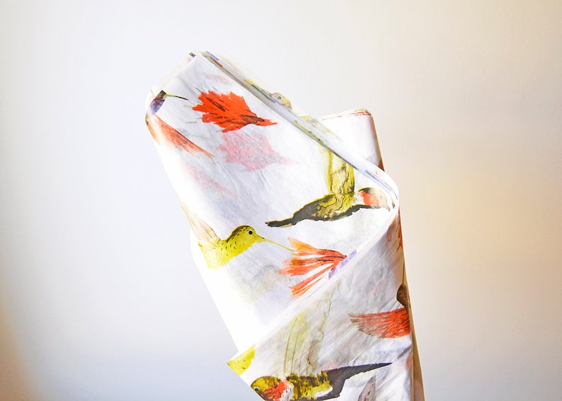 Humming Bird Tissue Paper Christmas Gift Wrapping Bird - Etsy