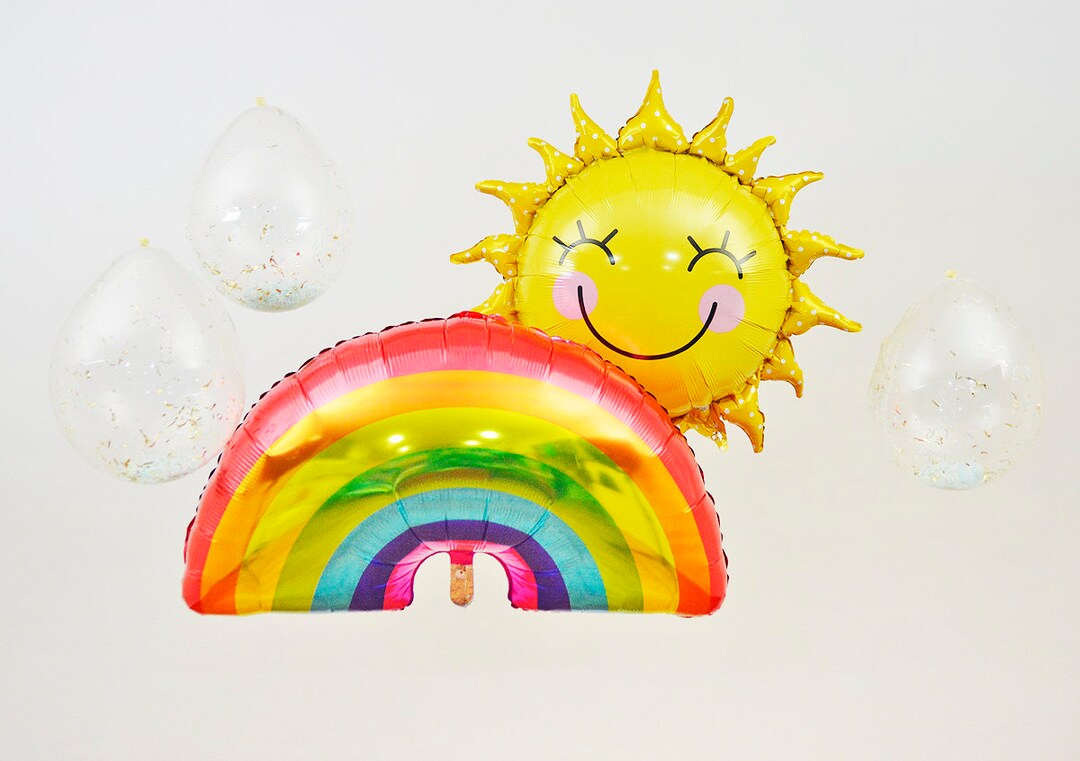 Sunshine Party Balloon Set, You Are My Sunshine, Sun Balloon, Rainbow ...