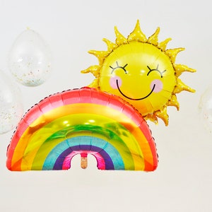 Sunshine Party Balloon Set, You Are My Sunshine, Sun Balloon, Rainbow ...