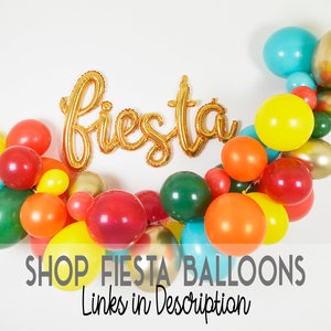 33" Fiesta Pinata Balloon, Birthday Party, Cactus Party, Llama Party ...