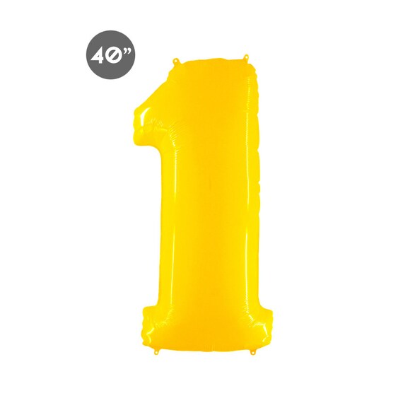 40 Jumbo Yellow Number 1 Balloon Rubber Duck Bubble - Etsy