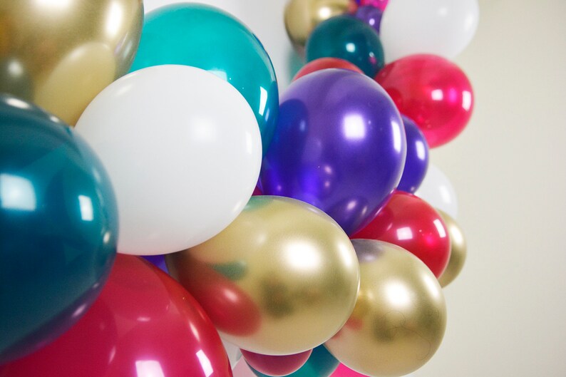 Gem Party Balloon Garland | Aladdin Theme Party | Shes a Gem Birthday ...
