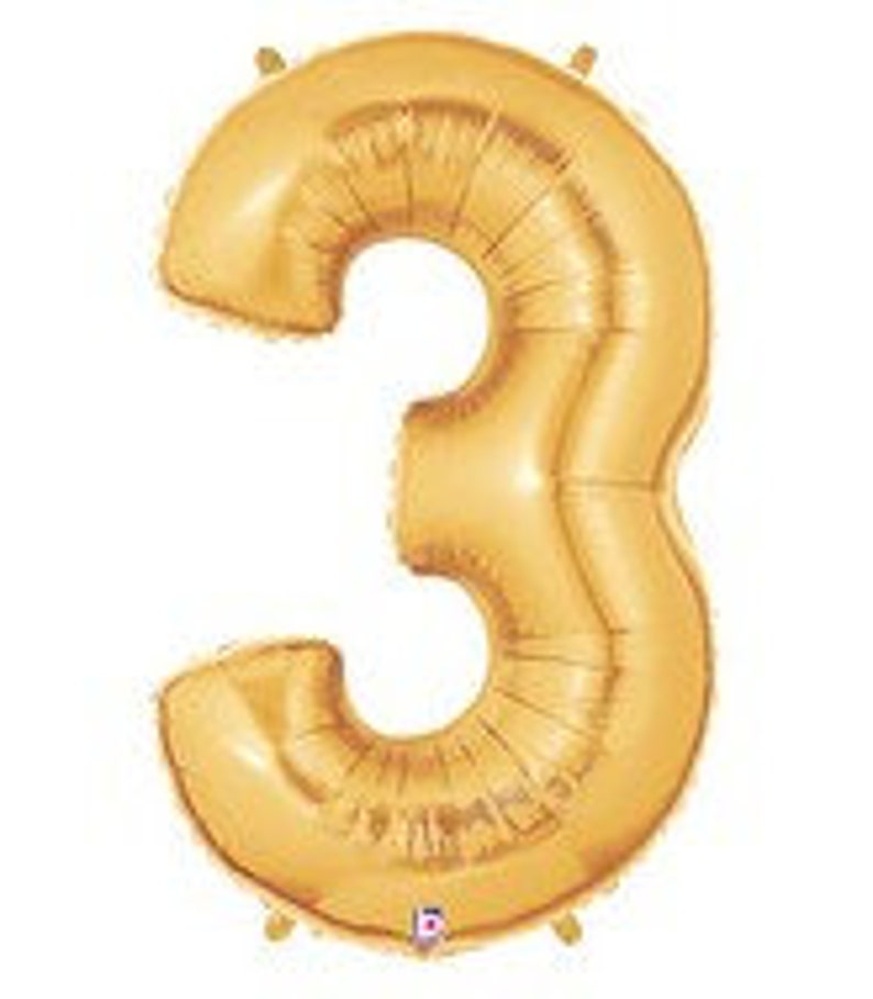Number 3 Cake Topper Gold 3 Cake Topper 3rd Birthday Cake - Etsy Canada