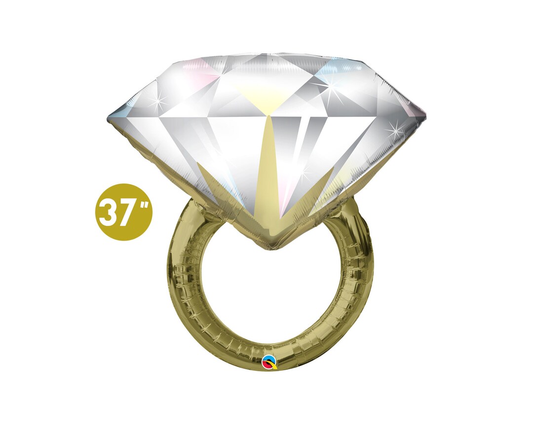 Globo de anillo de diamante gigante de 37 pulgadas decoración - Etsy México