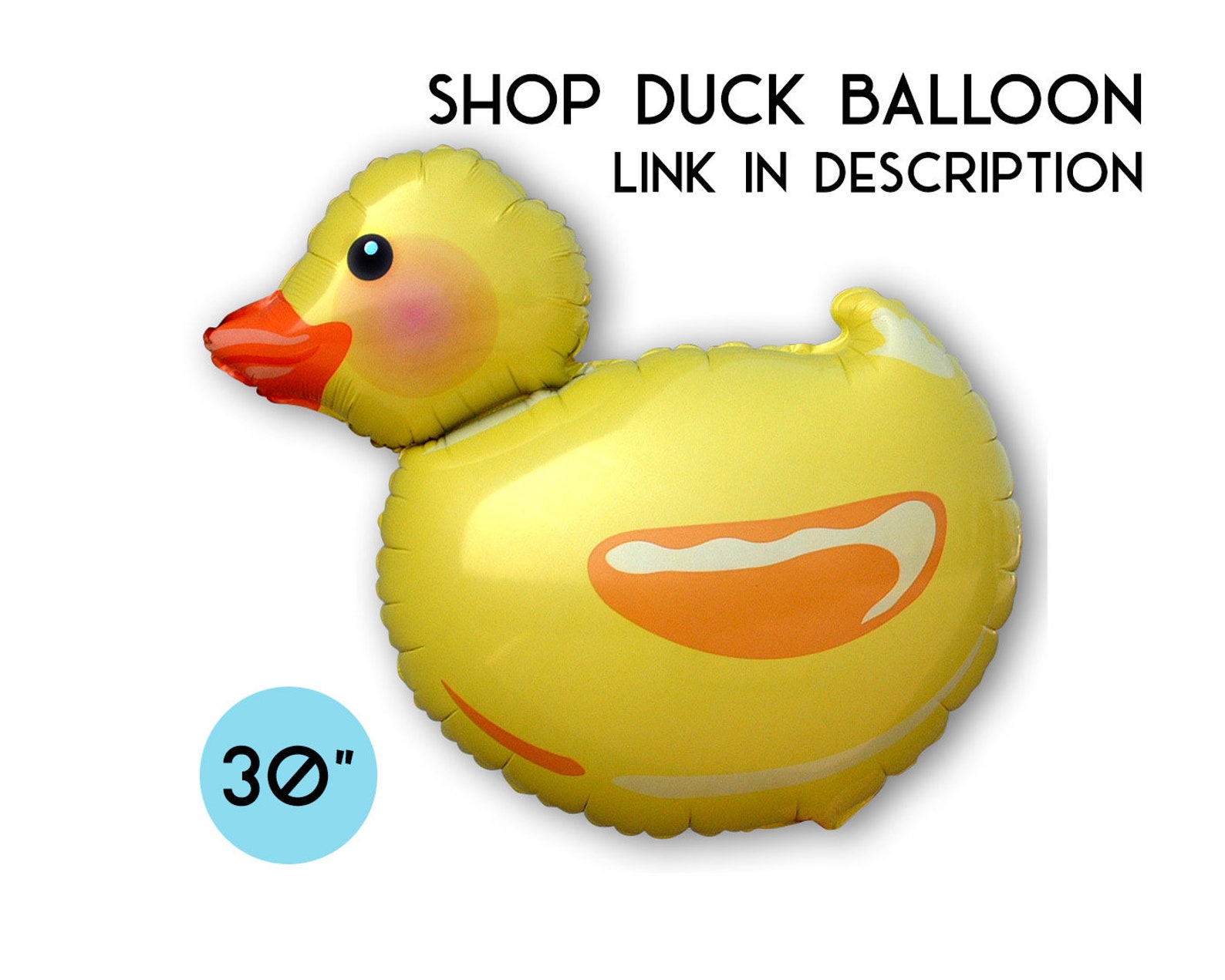 40 Jumbo Yellow Number 1 Balloon Rubber Duck Bubble - Etsy