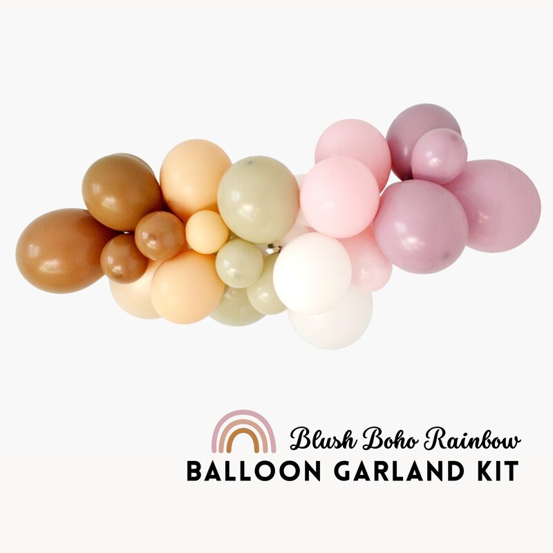 Blush Balloon Garland - Etsy