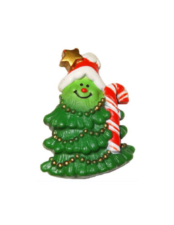 Items similar to Vintage 1981 Hallmark "Christmas Tree with Candy Cane ...