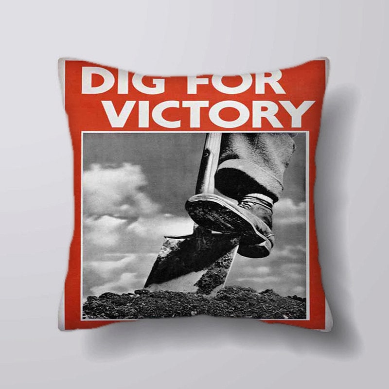 World War Propaganda Dig for Victory -cushion Cover Case or Stuffed ...