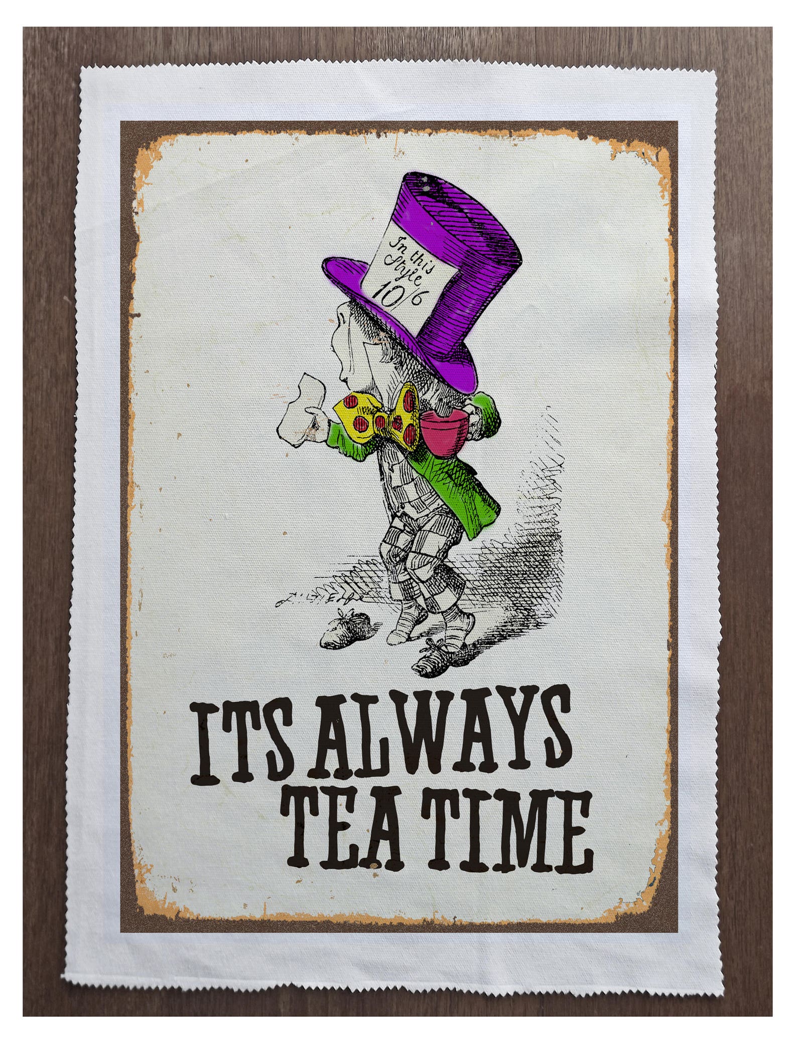Alice in Wonderland It's Always Tea Time Mad Hatter - Etsy
