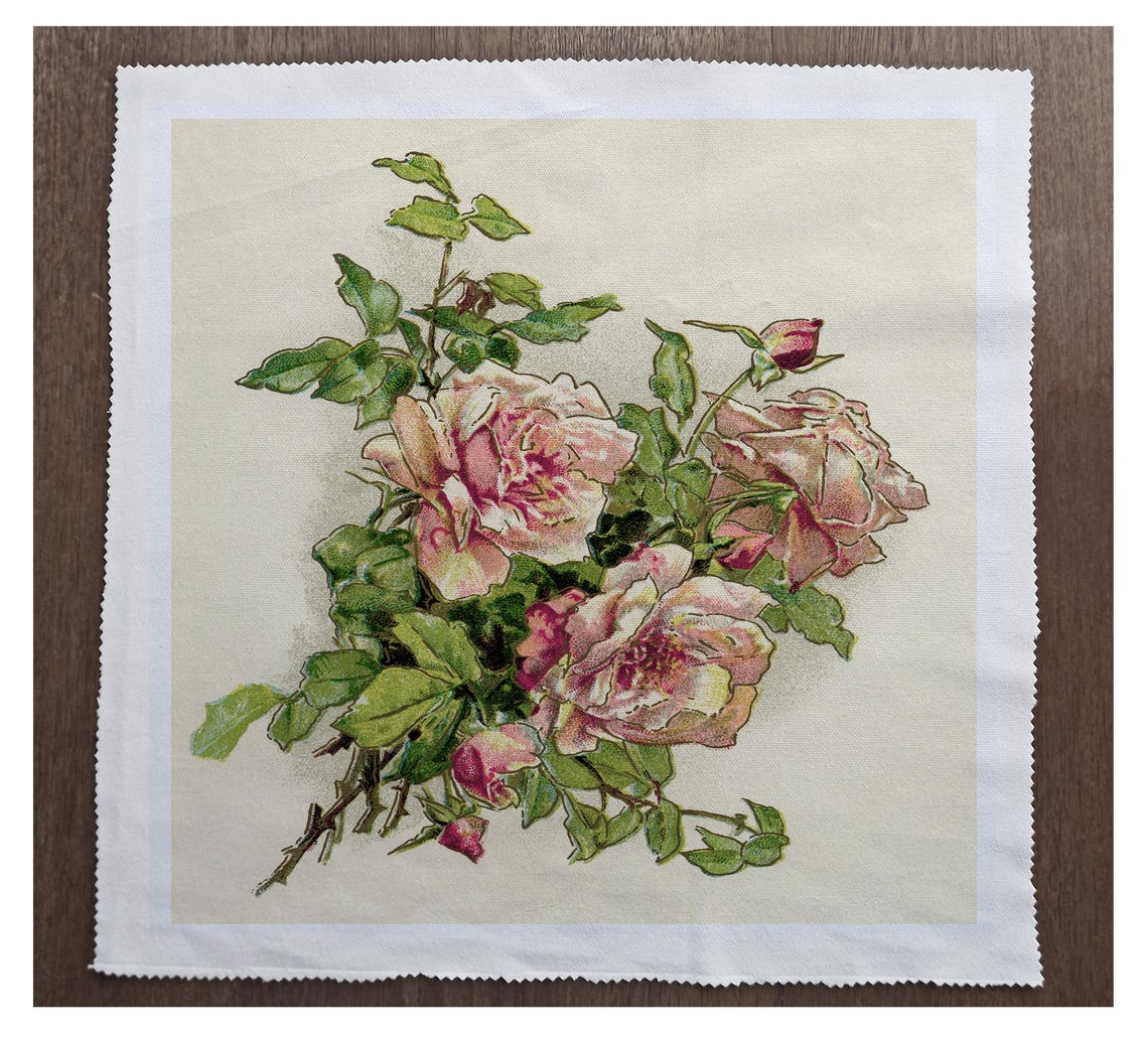 Vintage Rose - Can Be Customizeable Personlized -sewing, Cushion ...