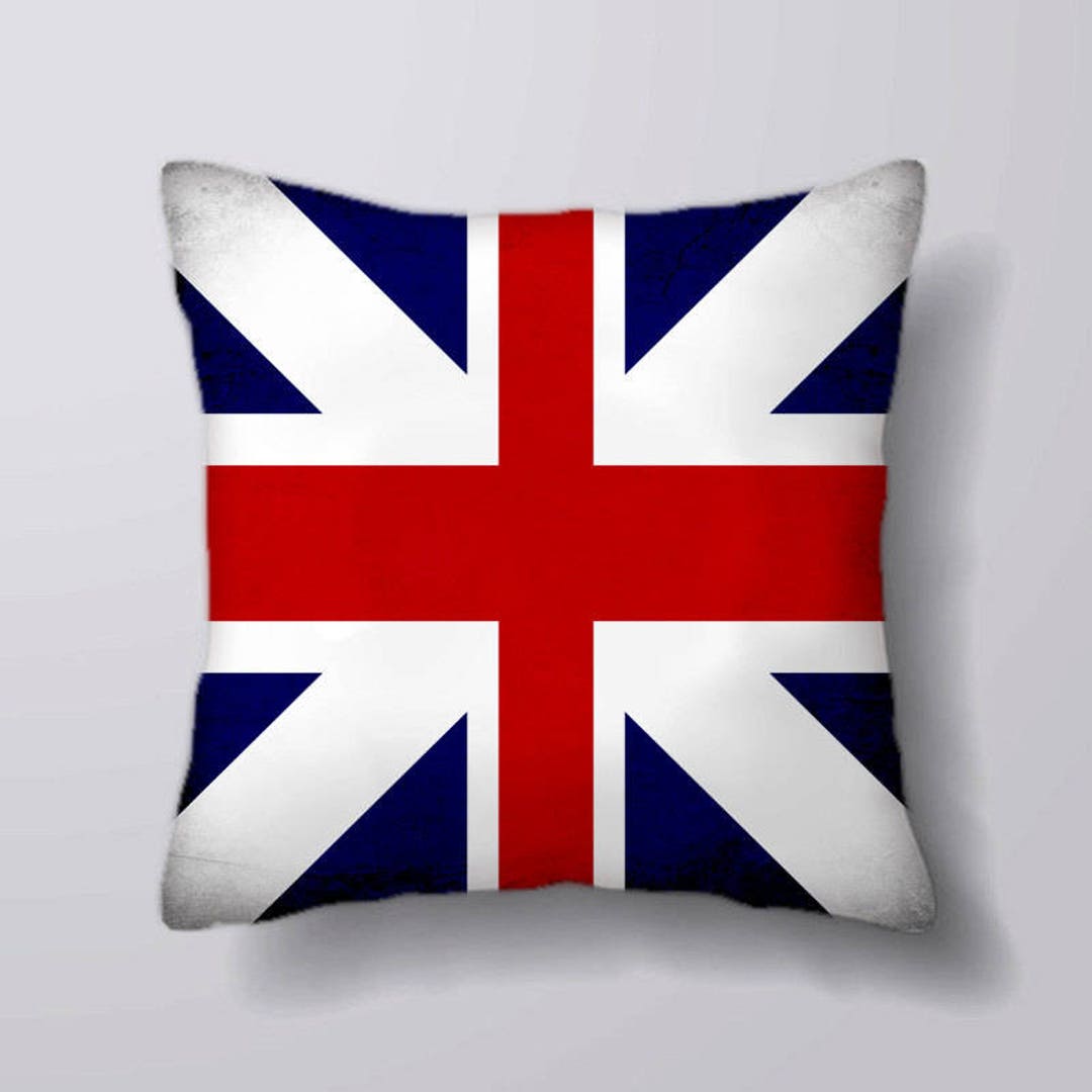 British England Flag - Boîtier de couverture de coussin ou farci avec ...