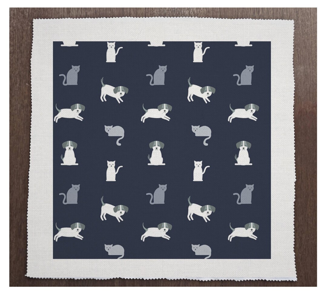 Pet Pattern Cat Dog Animal - Sewing, Cushion, Upholstery, Craft ...