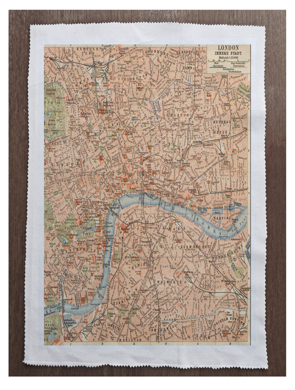 Vintage London Map Sewing Cushion Upholstery Craft | Etsy