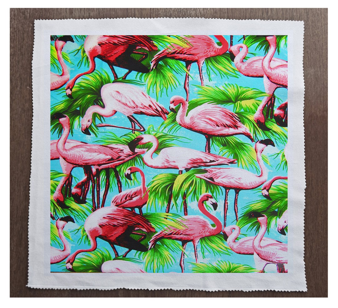 Flamingo Bright Pattern Bird - Sewing, Cushion, Upholstery, Craft ...