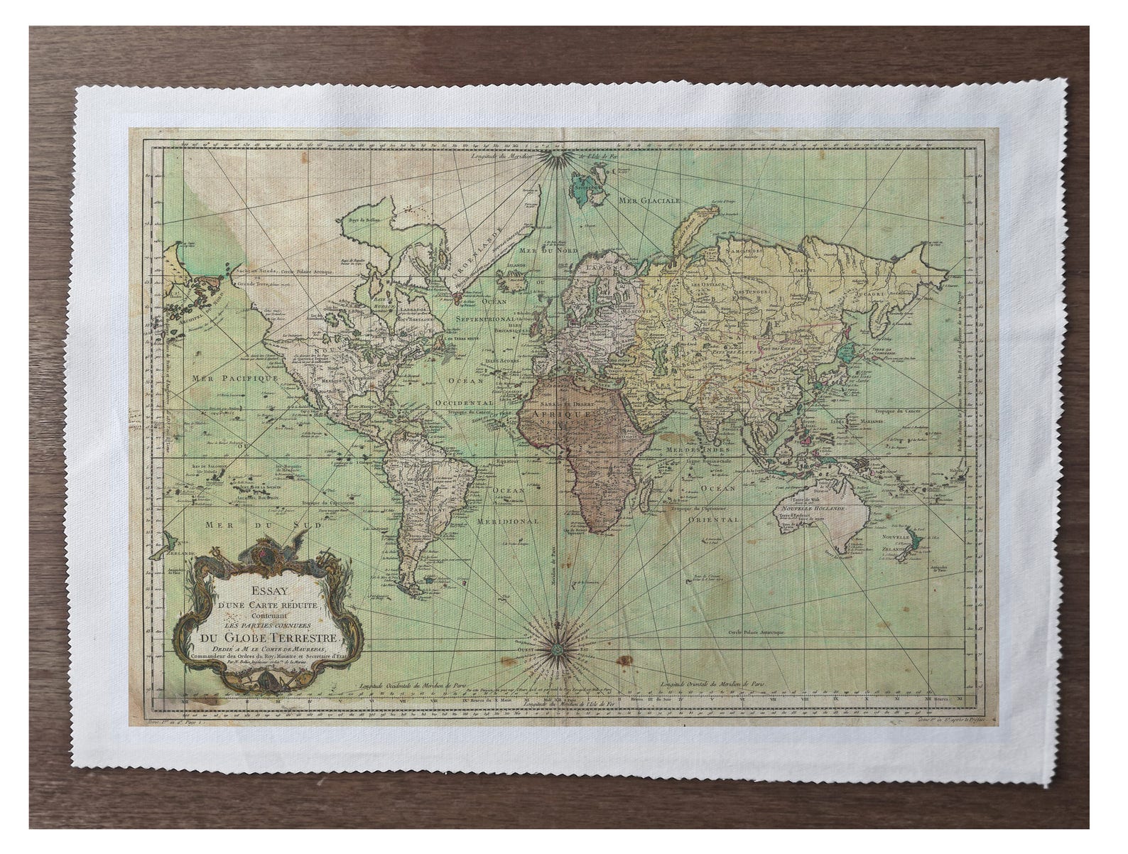 World Map Sewing Cushion Upholstery Craft Patchwork and - Etsy