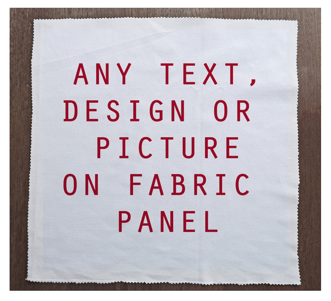 Personalised Customisable Any Image Design or Text - Sewing, Cushion ...