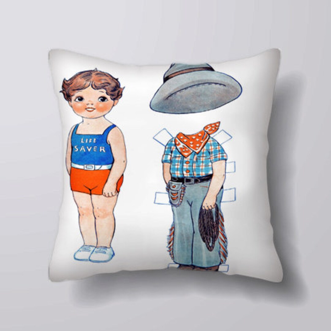 Cowboy Tab Doll - Can Be Customizeable Personlized - Cushion Cover Case ...