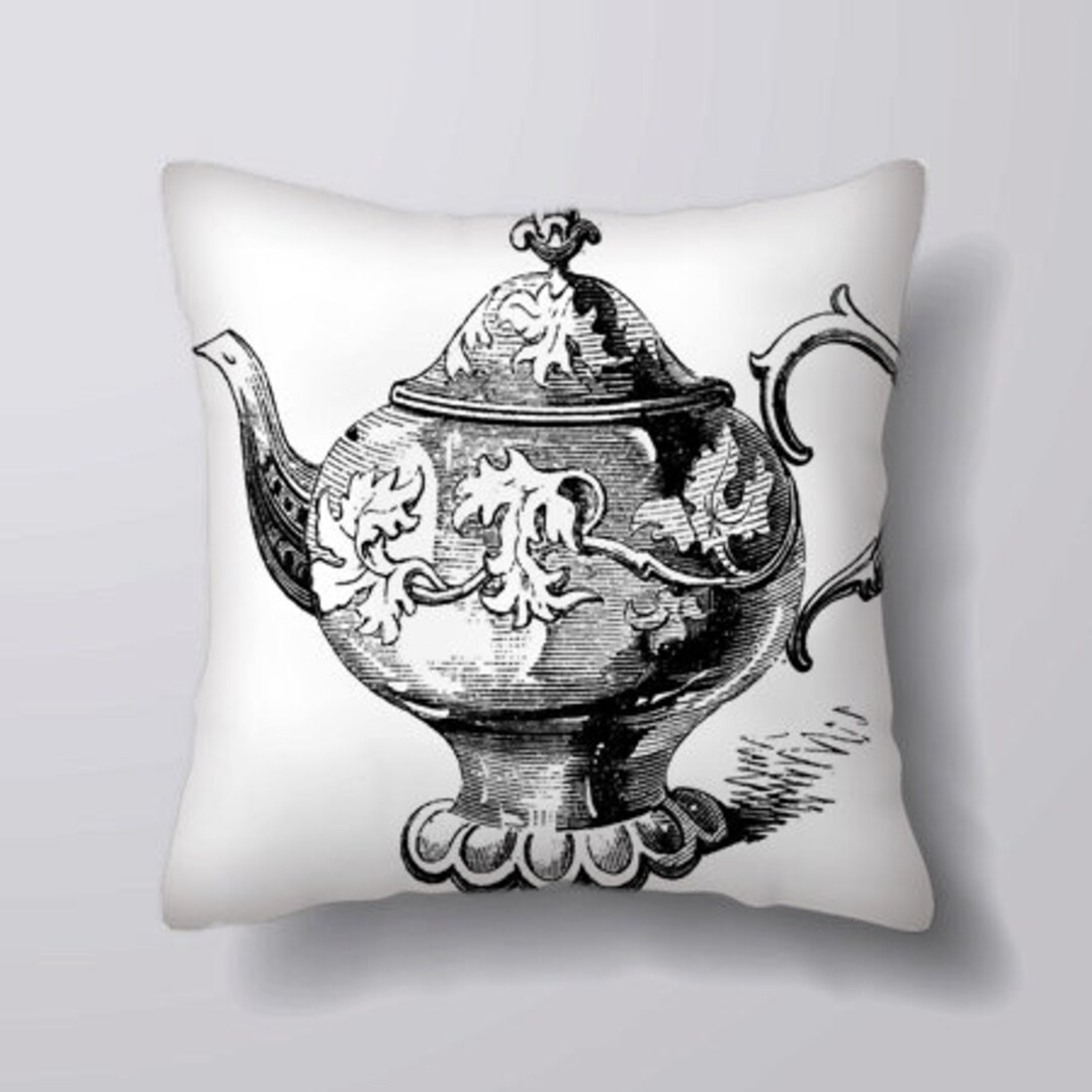 Tea Pot - Can Be Customizeable Personlized - Cushion Cover Case or ...