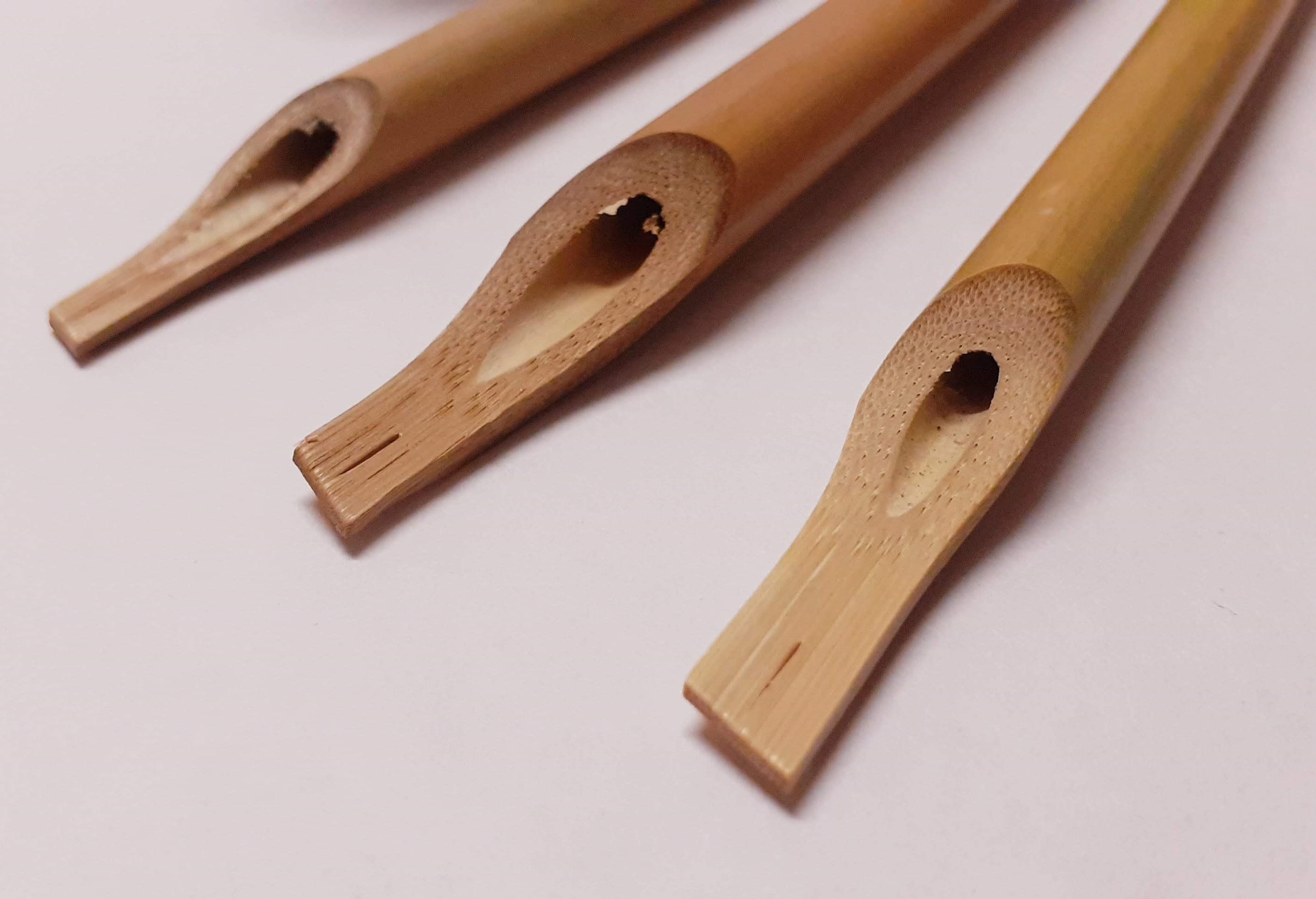 X3 Bamboo Reed Pens and Black Ink for Calligraphy Writing - Etsy
