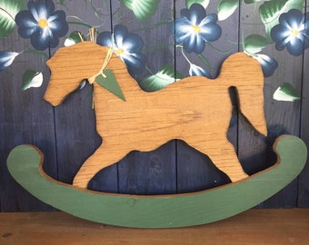 Rocking horse decor | Etsy