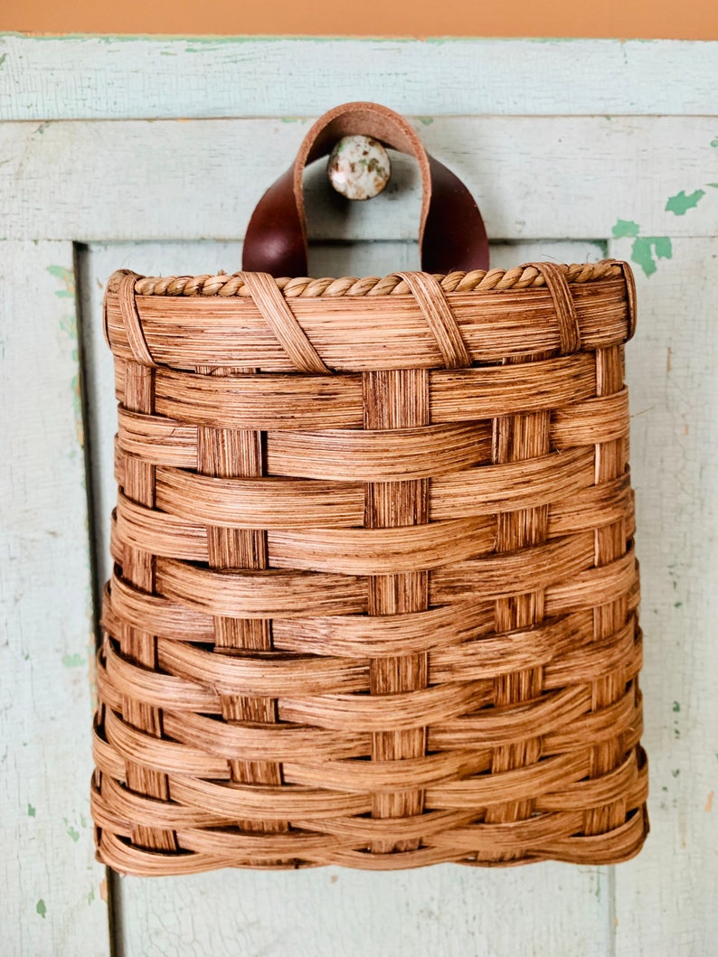 Handmade Basket Wall Basket Hanging Basket Mail Basket - Etsy