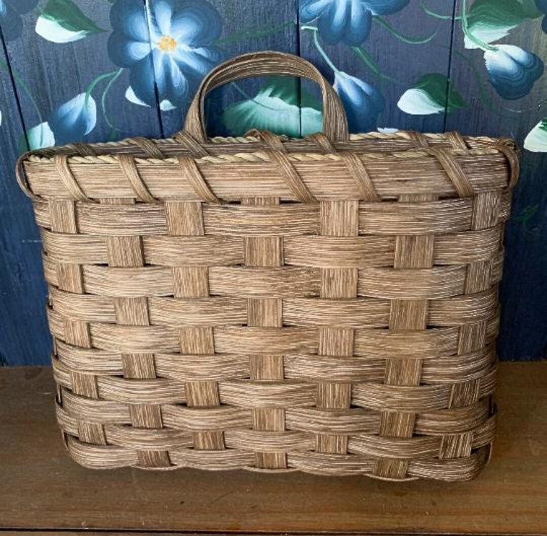 Handmade Basket, Door Basket, Wall Basket, Mail Basket, Hanging Basket ...