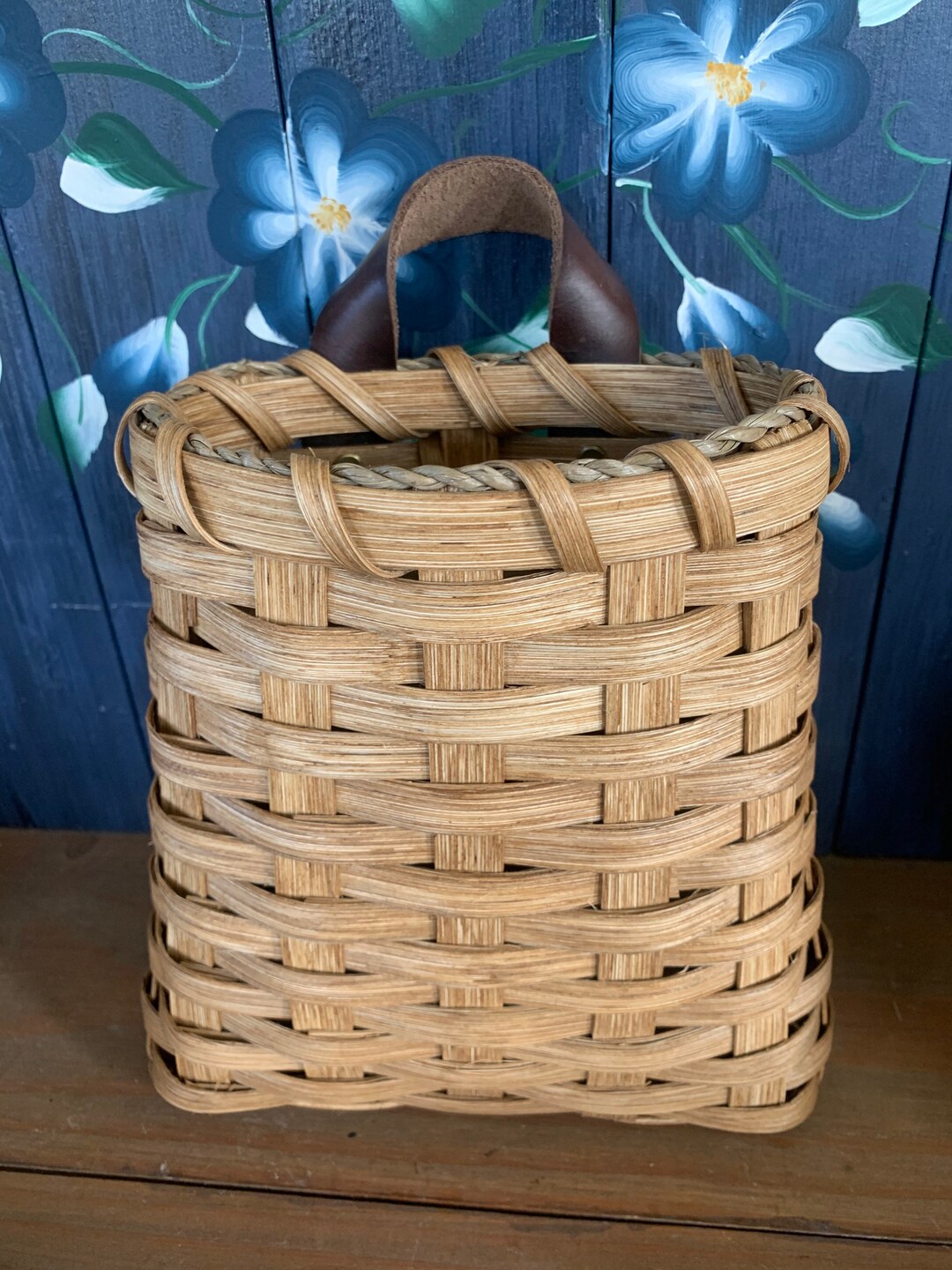 Handmade Basket, Wall Basket, Hanging Basket, Mail Basket , Flower ...