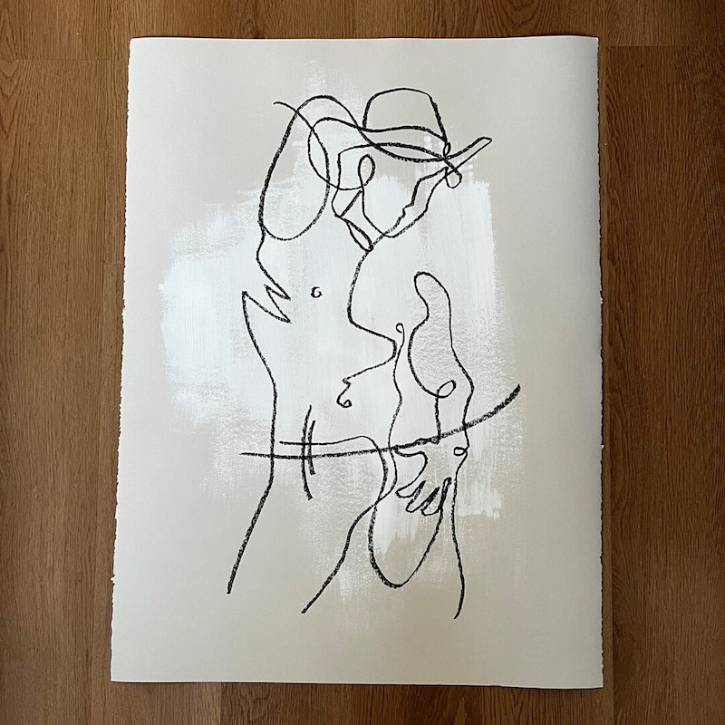 Gay Line Art - Etsy