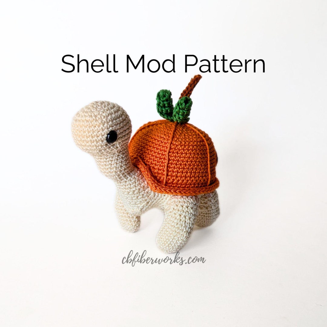 Sammie the Turtle Pumpkin Shell Mod Crochet Pattern | Removable Shell ...