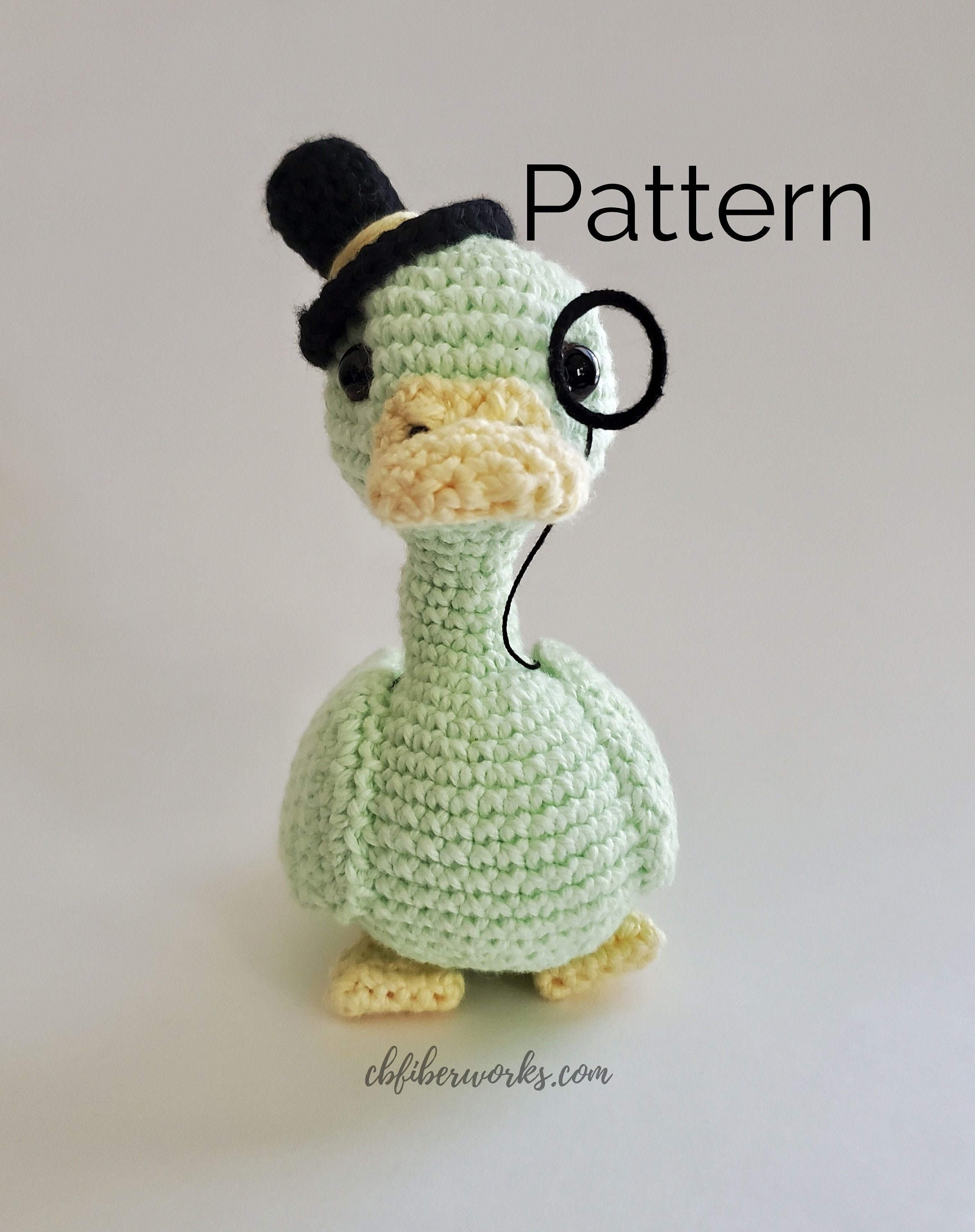 Sir Duckington Crochet Duck Pattern | Etsy