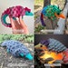 Pascal the Pangolin Crochet Pattern | Posable Amigurumi Toy Pattern - Etsy