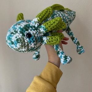 Addie the Dragon Fruit Axolotl Crochet Pattern | Cute & Beginner ...