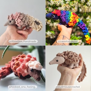 Pascal the Pangolin Crochet Pattern | Posable Amigurumi Toy Pattern - Etsy