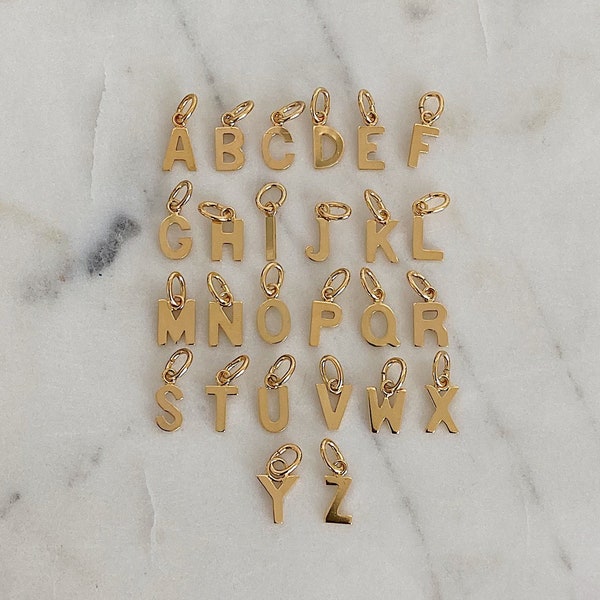 Letter Pendant - Etsy