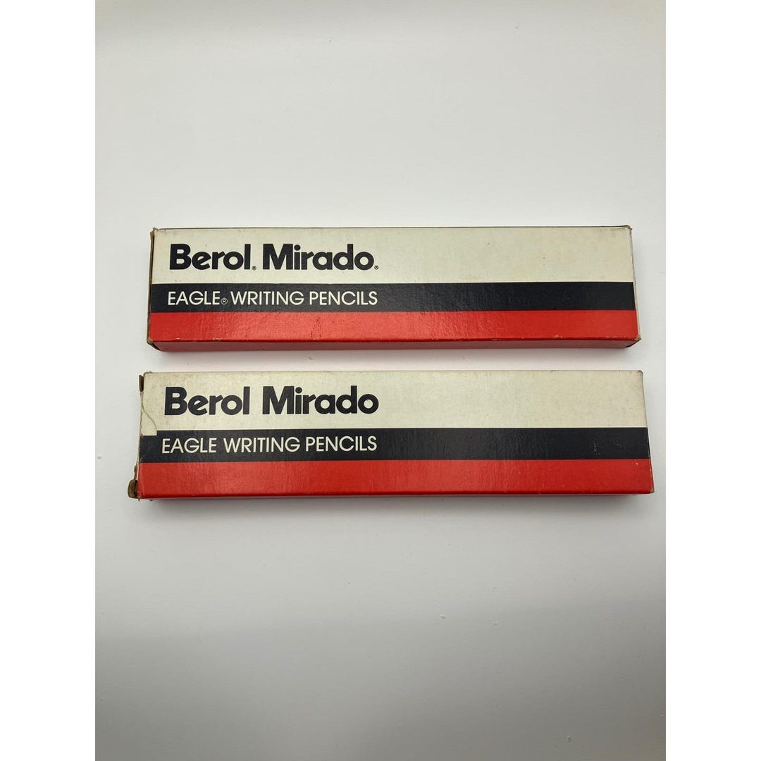 Vintage Berol Mirado Eagle Writing Pencils Medium Soft 174-2 NOS 18 ...
